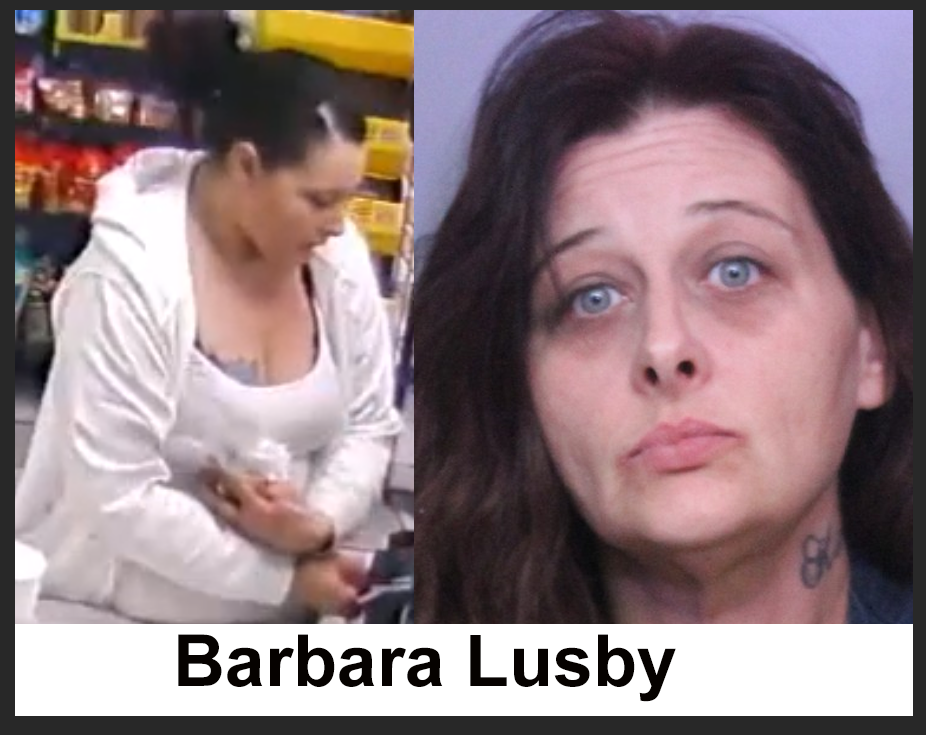 CAPTURED: Barbara Lusby for stealing a debit card