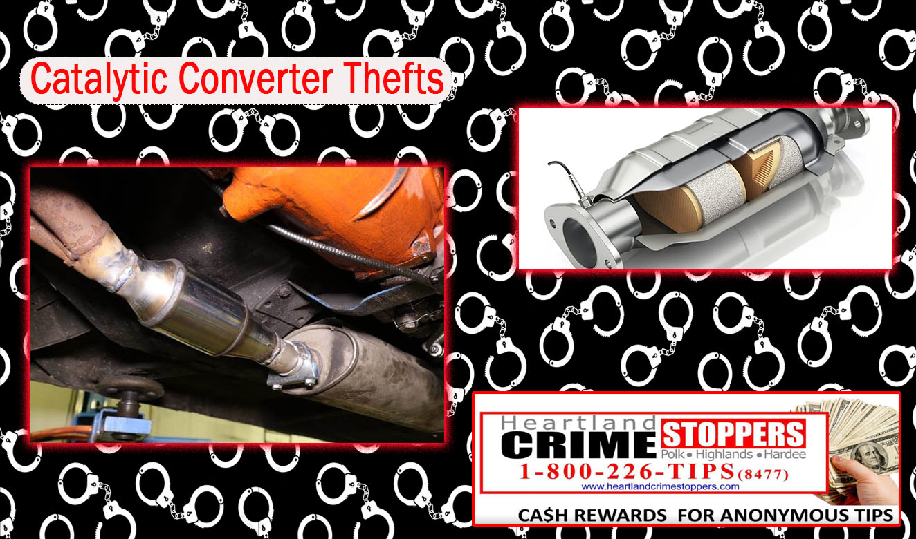 Catalytic converter thefts Catalytic converter thefts